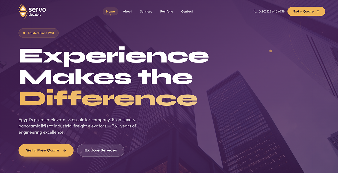 Servo Elevators — Experience Makes the Difference